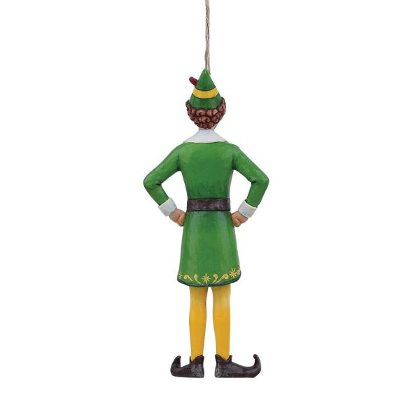 Buddy Elf In Classic Pose Hanging Ornament Enesco Licensed Tware Wholesale